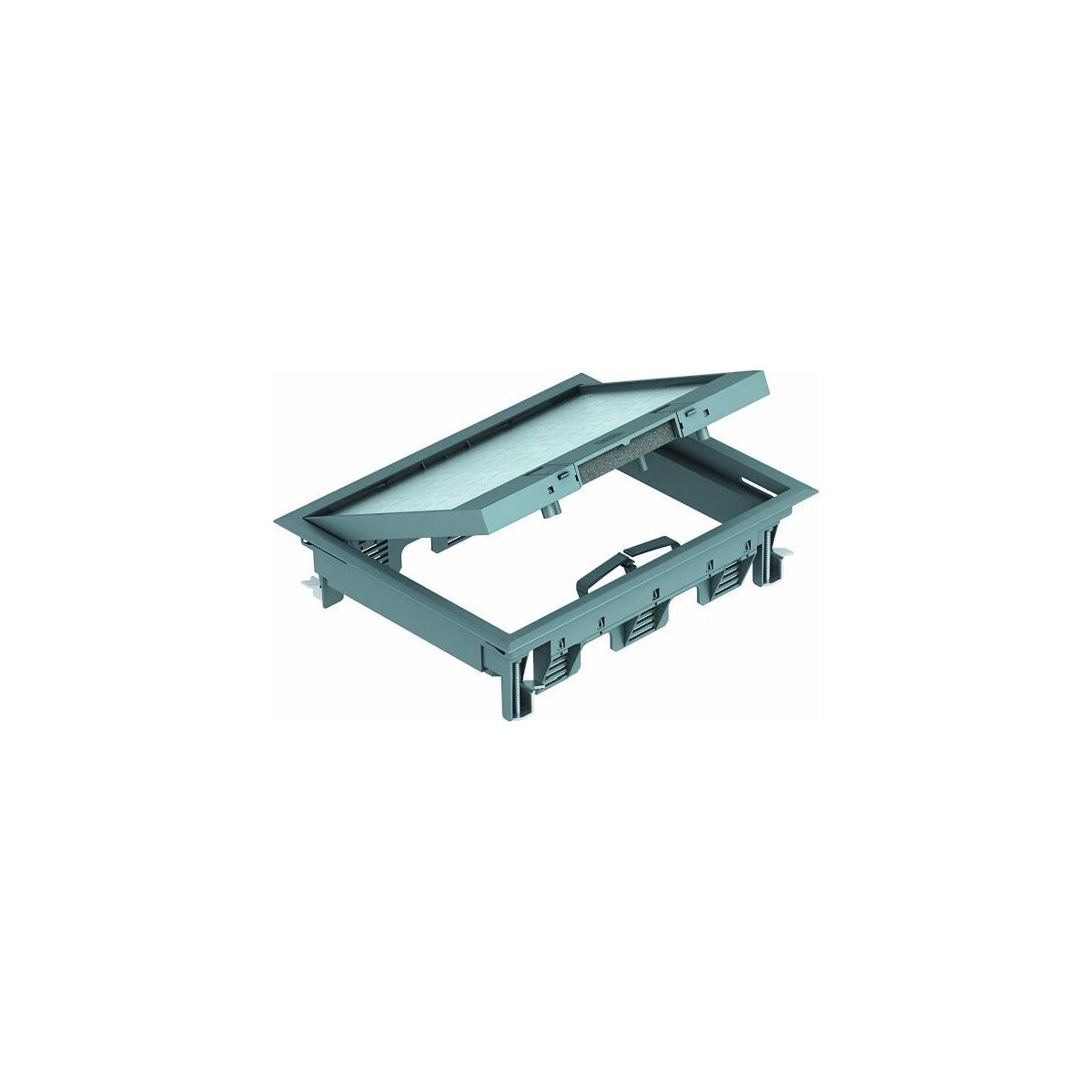 OBO Bettermann Geräteeinsatz GES6-2U10T 7011 eisengrau - Ihr Online-S ...