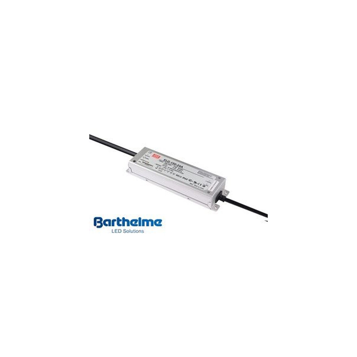 Barthelme LED-Betriebsgerät LB22 230V 24V 240W 10A IP67 244x71x35,5 ...
