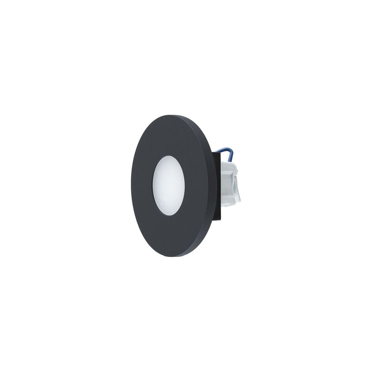 EVN LED-Wandeinbaustrahler LB22 1,8W 4000K 65lm IP44 Edelstahl anthra ...