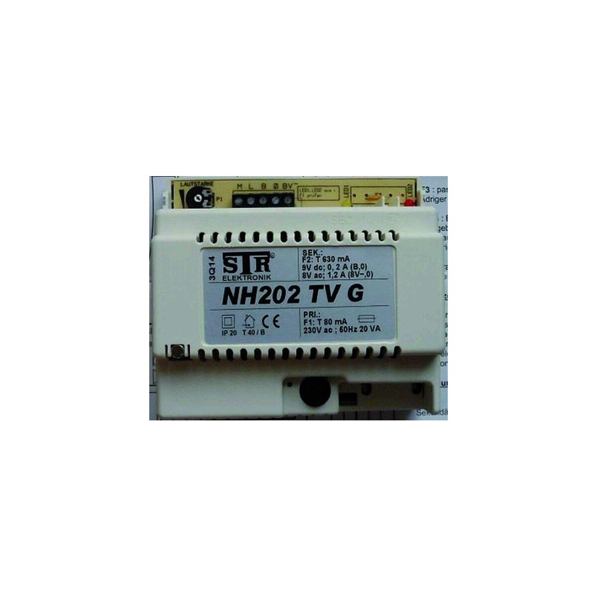 STR Verstärker NH 202 TVG - Ihr Online-Shop für Elektrotechnik & mehr ...