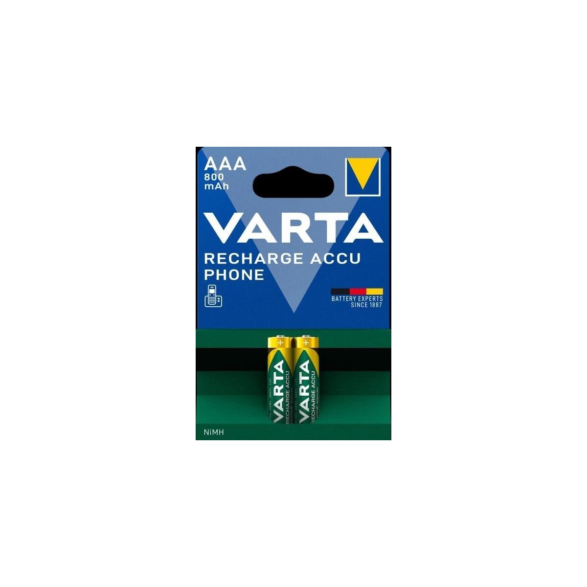 Varta Phone Akku 58398 AAA 800mAh 2Blister Micro T398 - Ihr Online-Sh ...