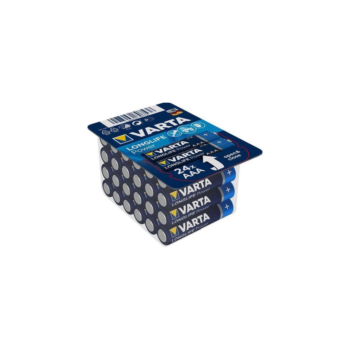 Varta Batterie Longlife Power Big Box AAA 24er MHD - Ihr Online-Shop ...