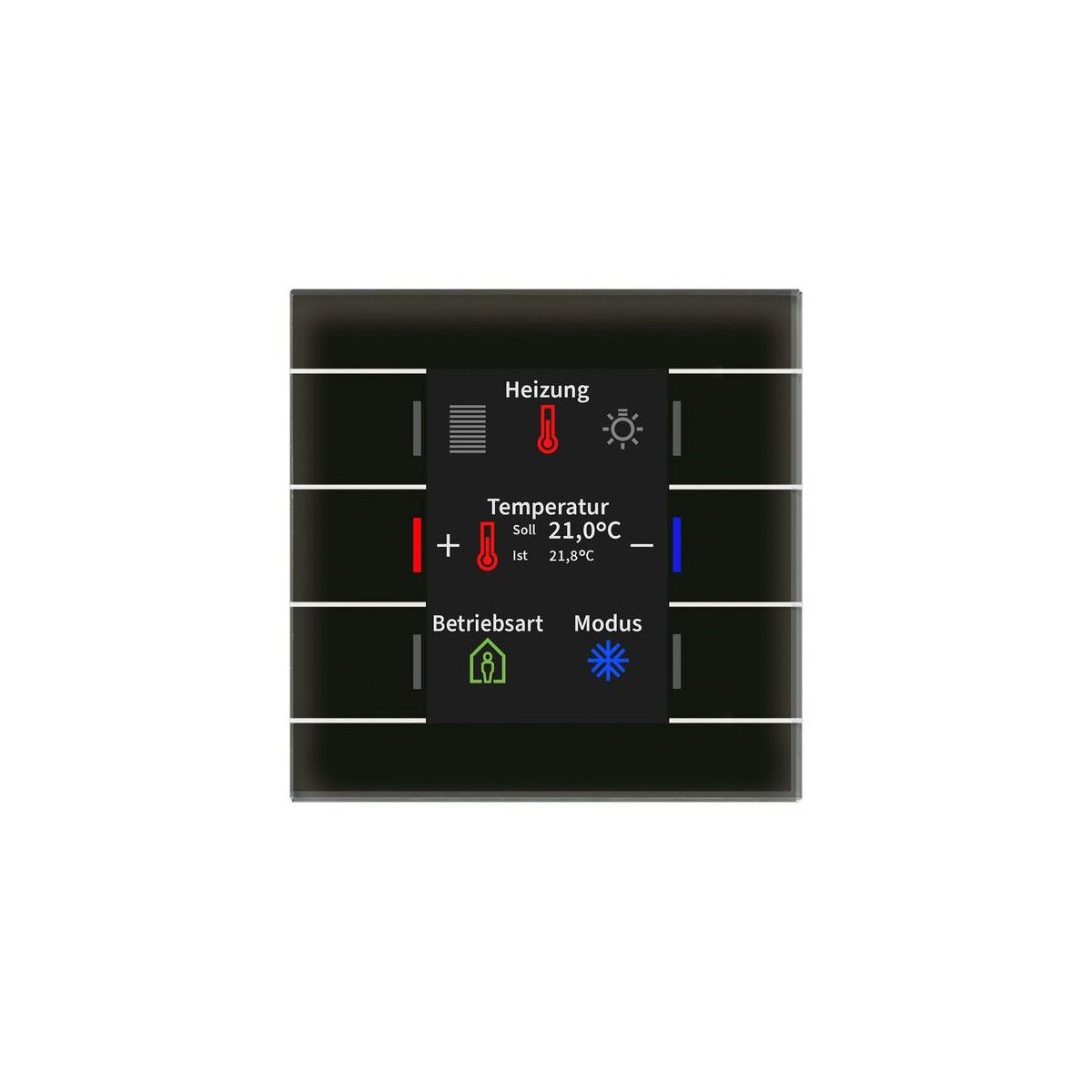 MDT Glastaster KNX II Smart Display Temperatursensor sw - Ihr Online ...